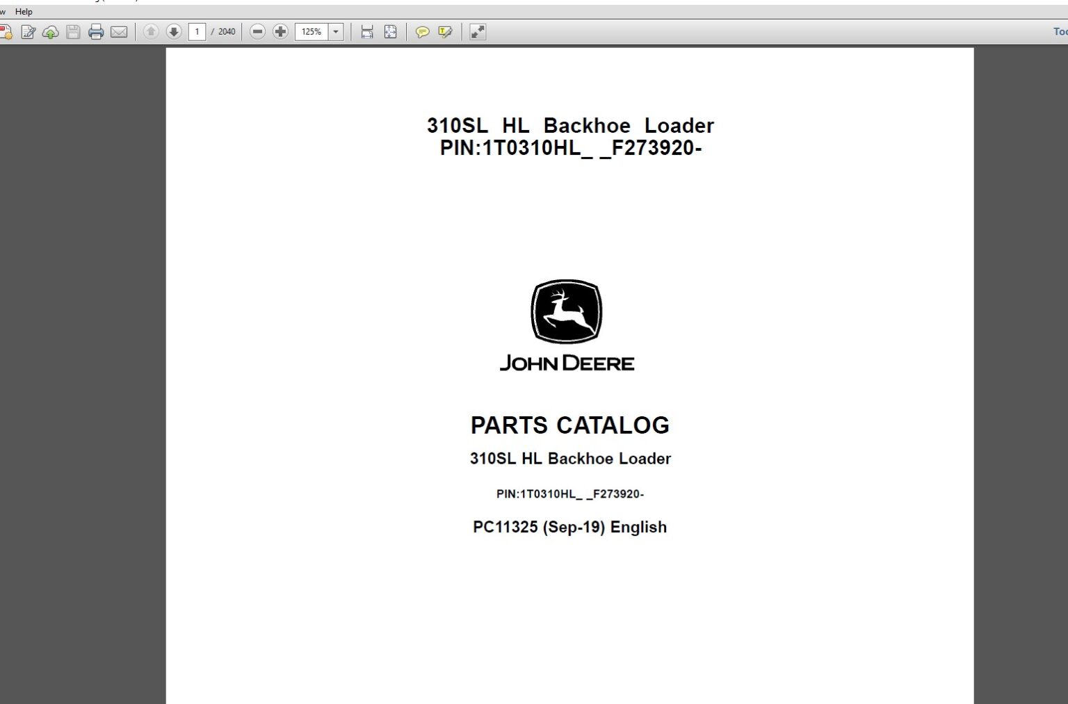 John Deere Parts Manual PDF SET (7.92 GB) – Machine Catalogic