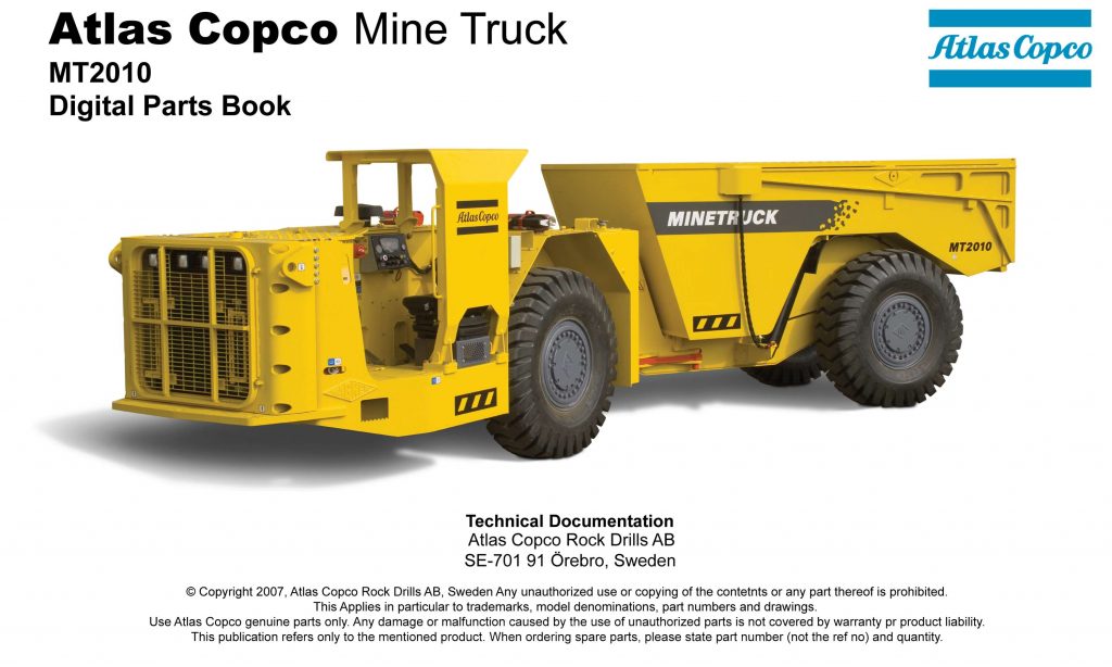 Atlas MineTruck MT436B-MT2010 Parts Catalogue – Machine Catalogic