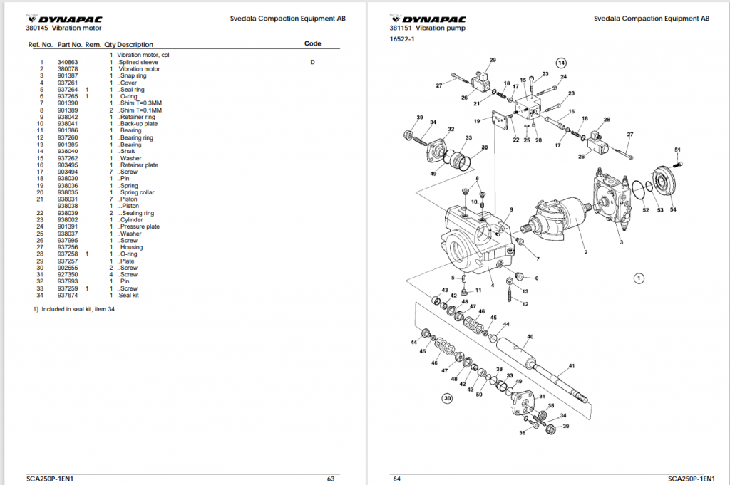 Dynapac Service and Parts Manual DVD – Machine Catalogic