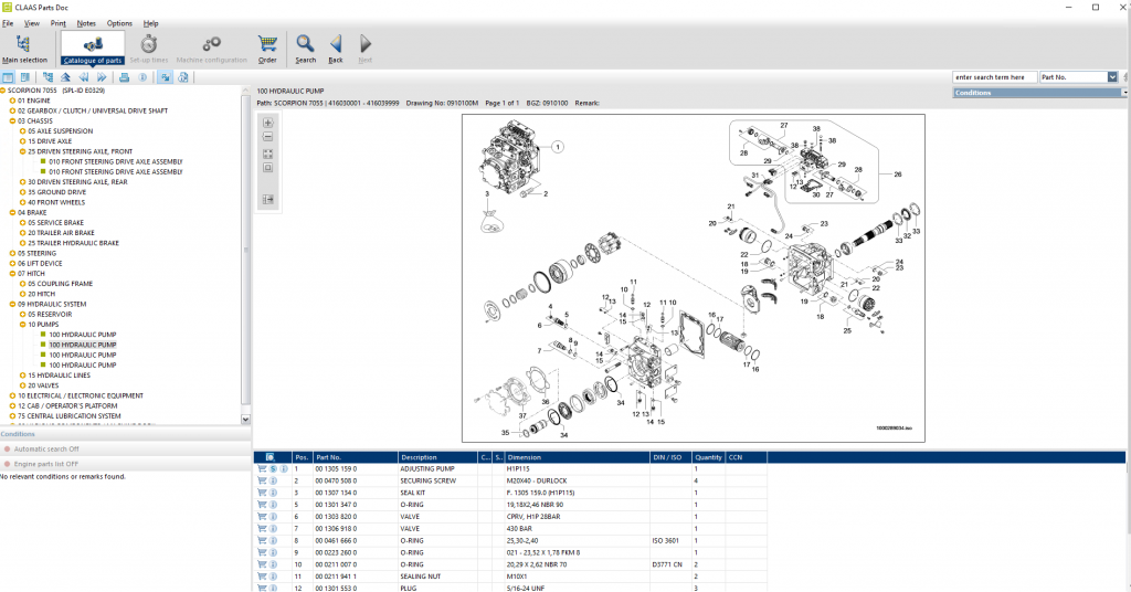 Claas Parts Doc 02.2025 Agricultural Spare Parts Catalog