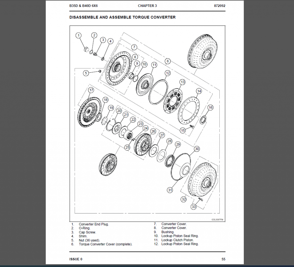 BELL B35D B40D 6 X 6 REPAIR MANUAL – Machine Catalogic