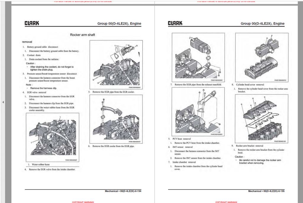 CLARK Service Manual Full PDF DVD – Machine Catalogic