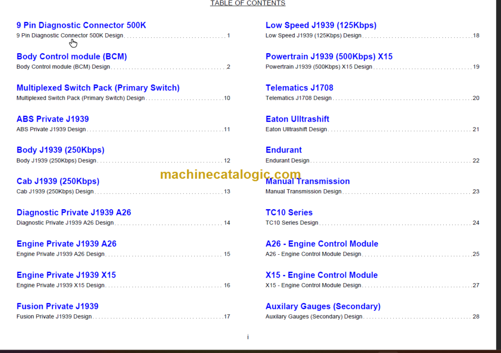 NAVISTAR LT-RH-LONESTAR INTERACTIVE SCHEMATICS – Machine Catalogic