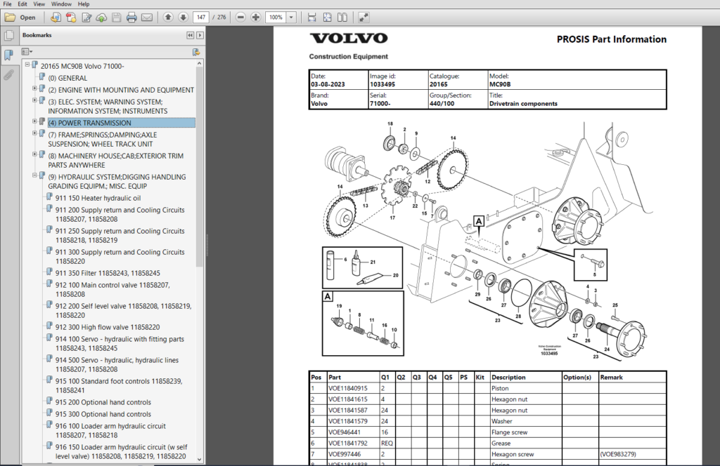 Volvo Skid Steer Loaders Service and Parts Manual PDF SET – Machine ...