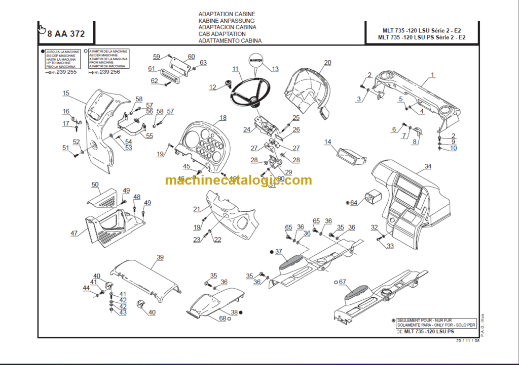 Manitou MLT 741 120 LSU Parts Catalogue – Machine Catalogic