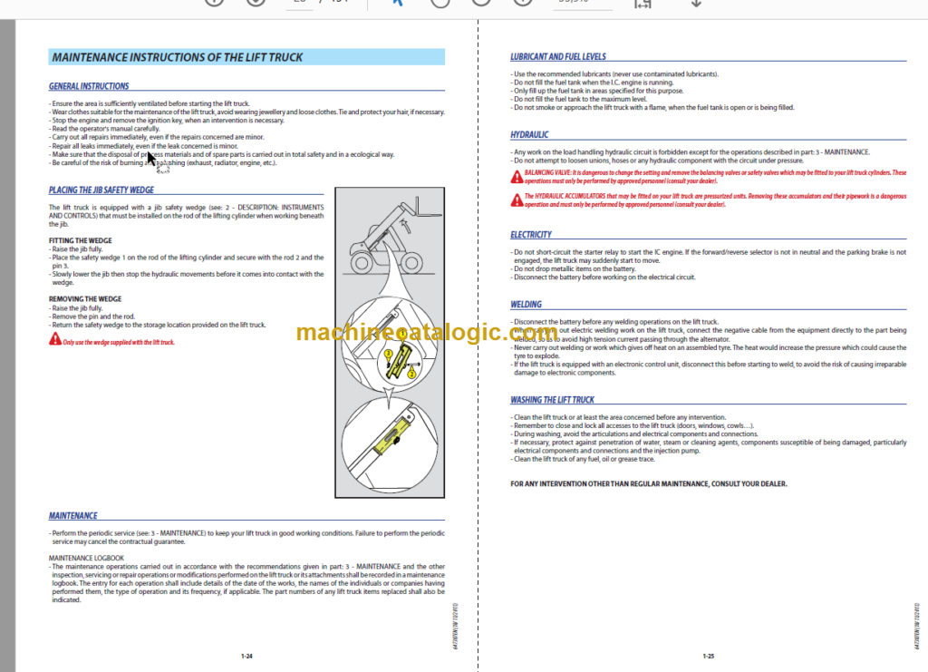 Manitou MLT 735 LSU S 7-E3 Operator's Manual