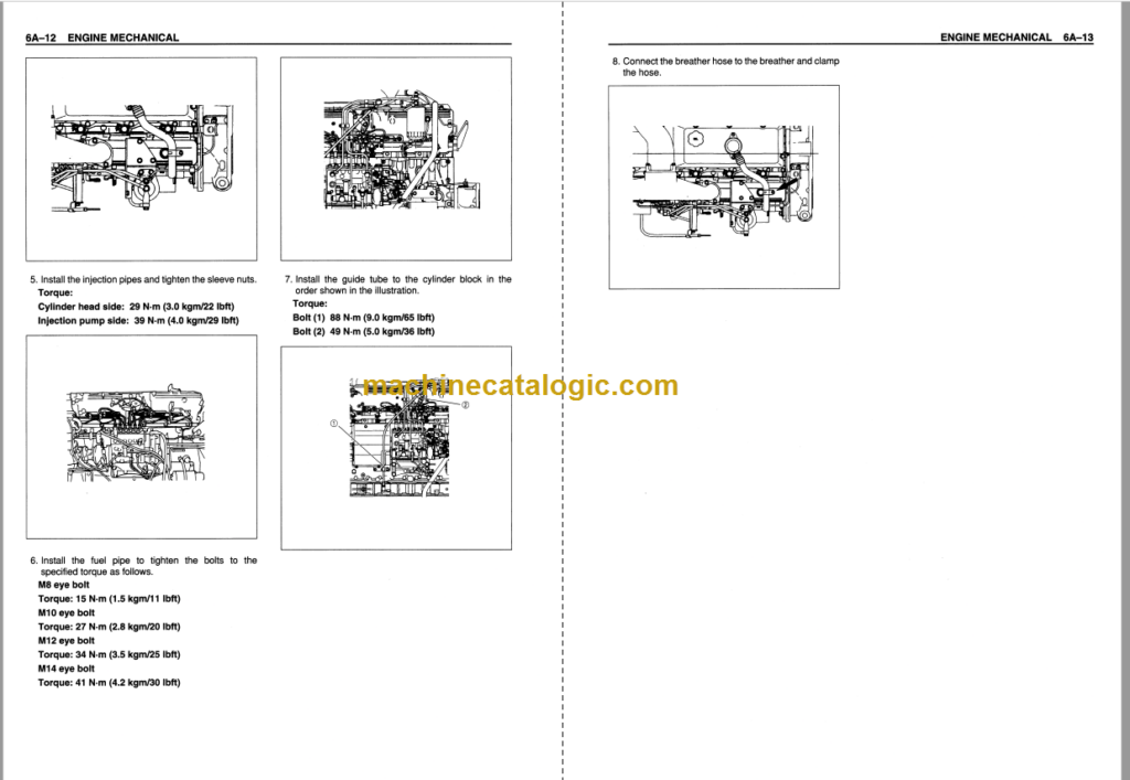 Hitachi ZX800 Technical and Workshop Manual – Machine Catalogic