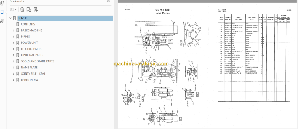 Hitachi CD3000 Parts Catalog – Machine Catalogic