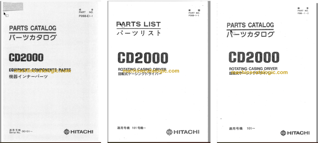 CD2000 Full Parts Catalog – Machine Catalogic