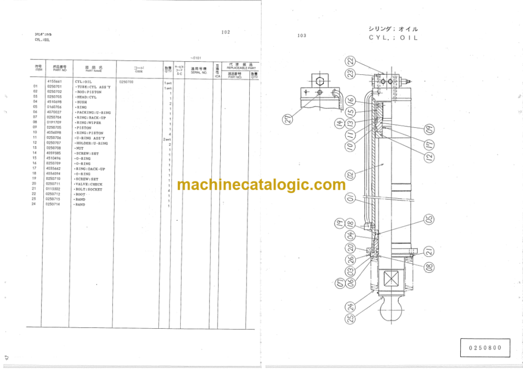 Hitachi FK1000 Inner Parts Catalog – Machine Catalogic