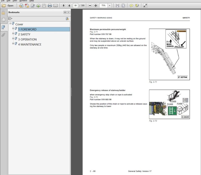 Komatsu PC3400-11M0 Hydraulic Excavator Operation and Maintenance Manual – Machine Catalogic