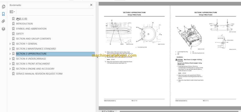 Hitachi ZX870-5G ZX870LC-5G ZX870H-5G ZX870LCH-5G ZX870LCR-5G Technical ...