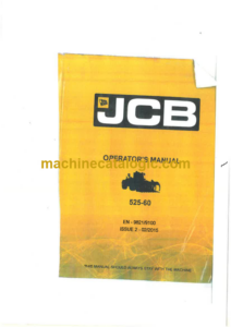 JCB 525-60 Operator Manual