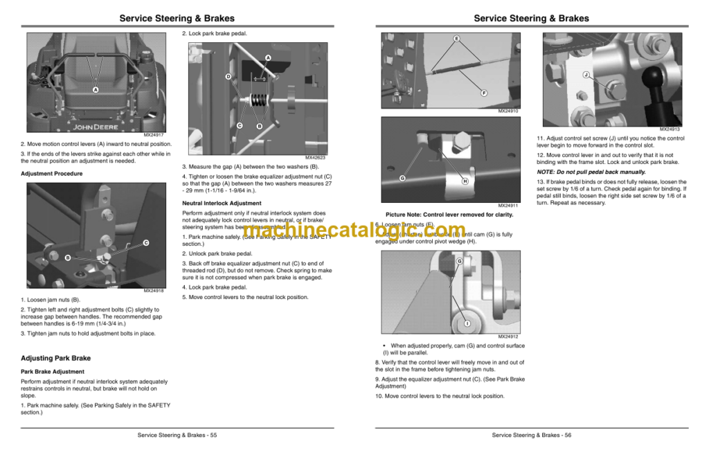 John Deere Z910A, Z920A, Z925A, Z925A EFI, Z930A, Z950A, Z960A, Z970A ...
