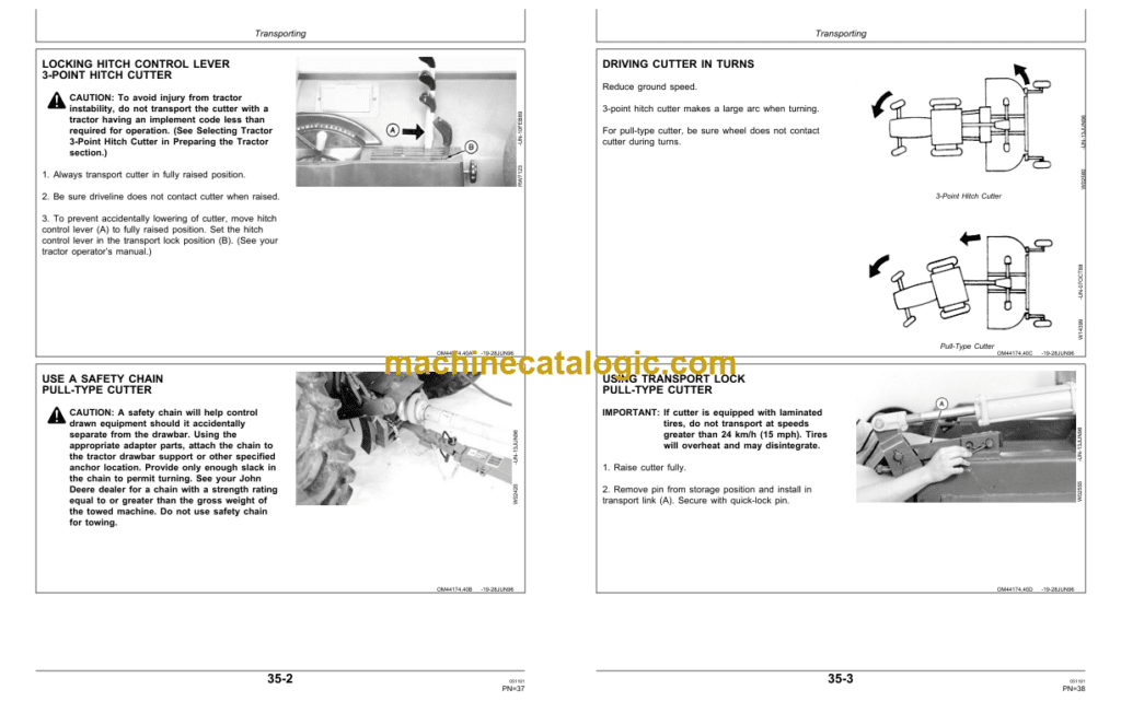 John Deere 1418 Rotary Cutter Operator's Manual (OMW44174) – Machine ...
