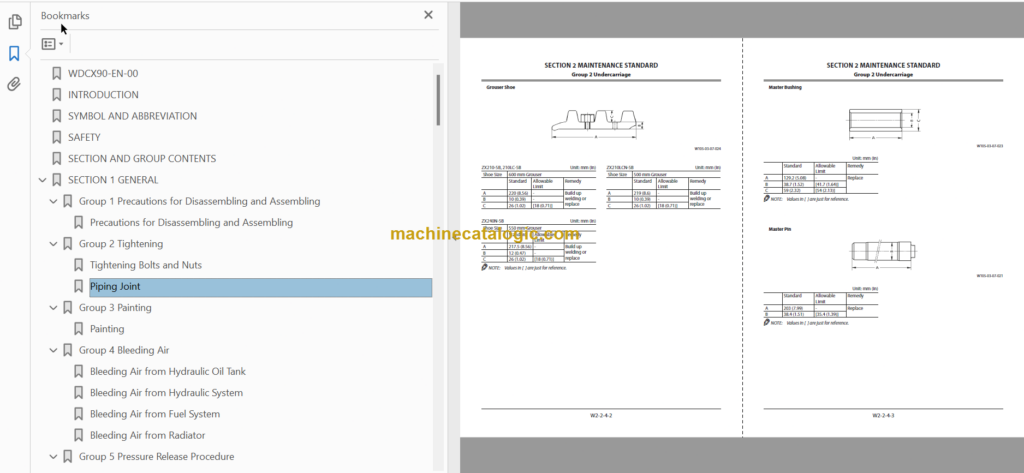Hitachi ZX200-5A ZX200LC-5A ZX210H-5A ZX210LCH-5A ZX210K-5A ZX210LCK-5A Hydraulic Excavator ...