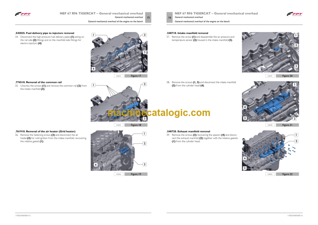 Tigercat FPT N67 Tier 2 Engine Service and Repair Manual (60217A)