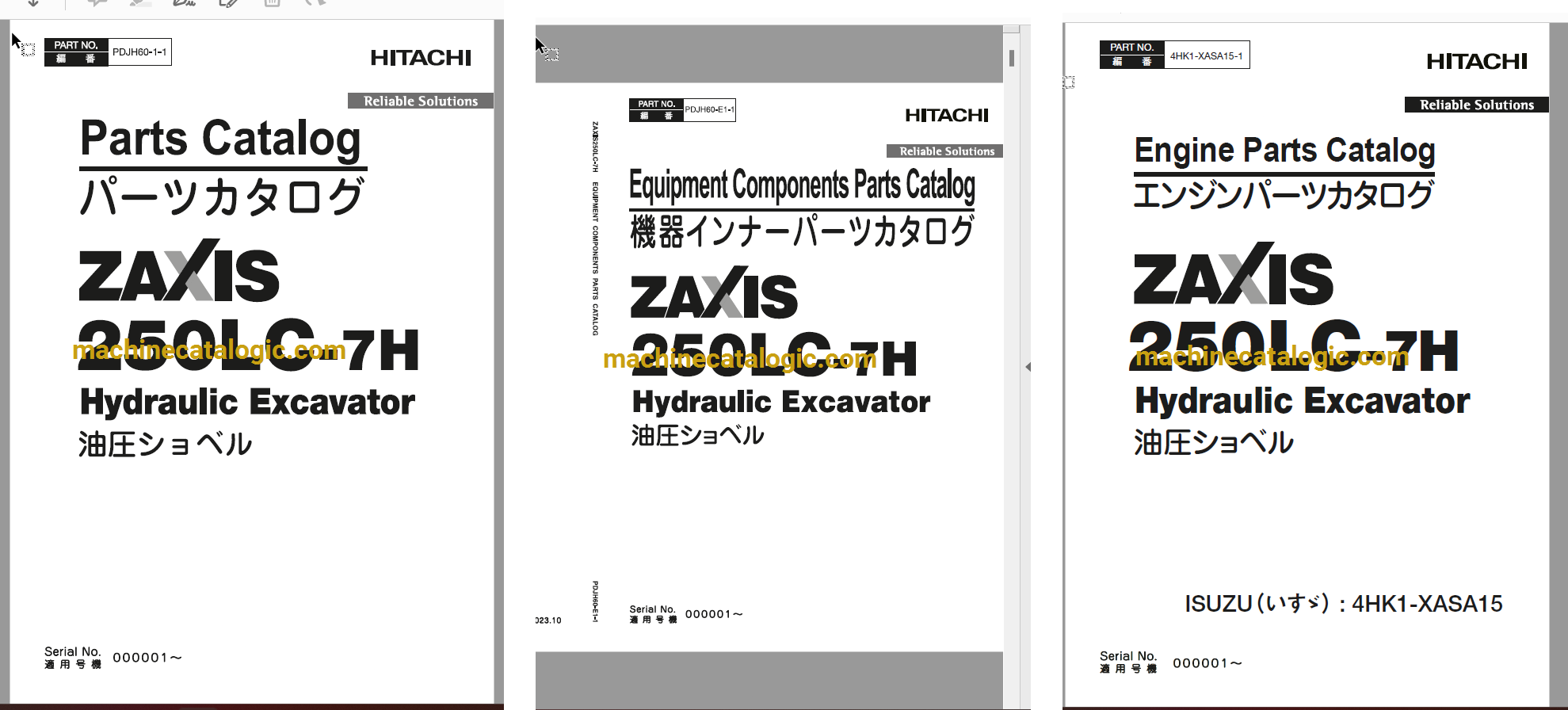 Hitachi Construction Machine, Die-Cast Model, ICT Hydraulic Excavator ...