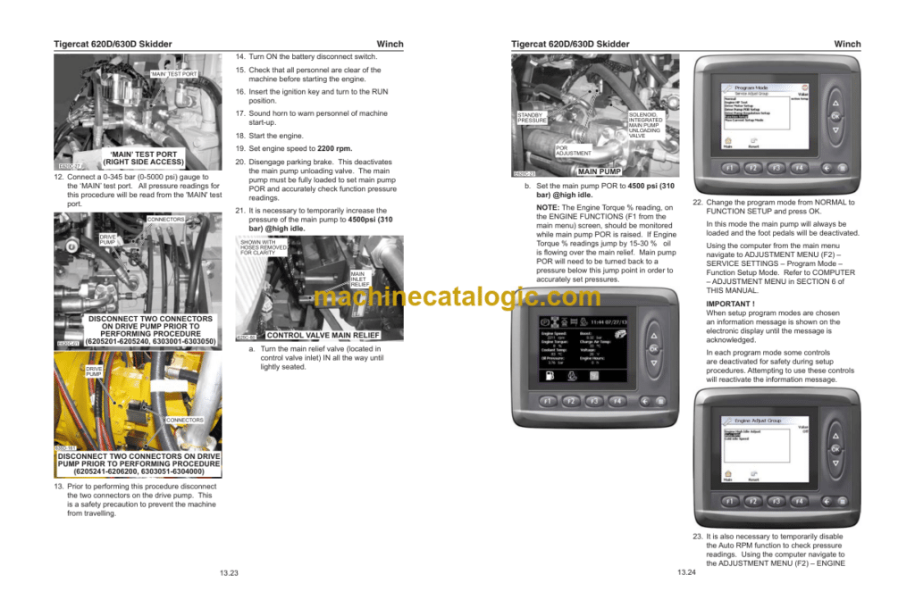 Tigercat 630D Skidder Service Manual (6303001 - 6304000) (35006A ...
