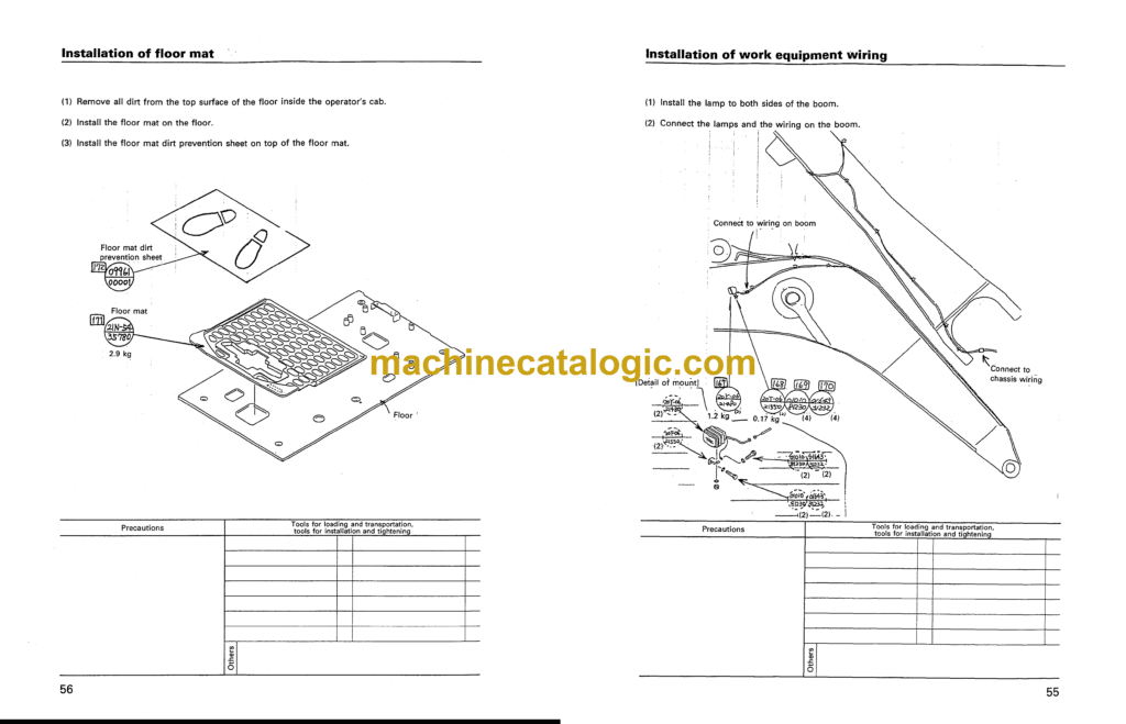 Komatsu PC1100-6 PC1100SP-6 PC1100LC-6 Hydraulic Excavator Field ...