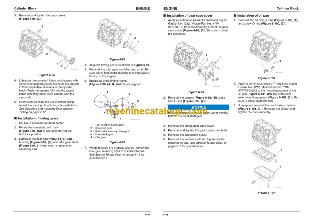 Hitachi 2TNV, 3TNM, 3TNV Series Engine Manual – Machine Catalogic