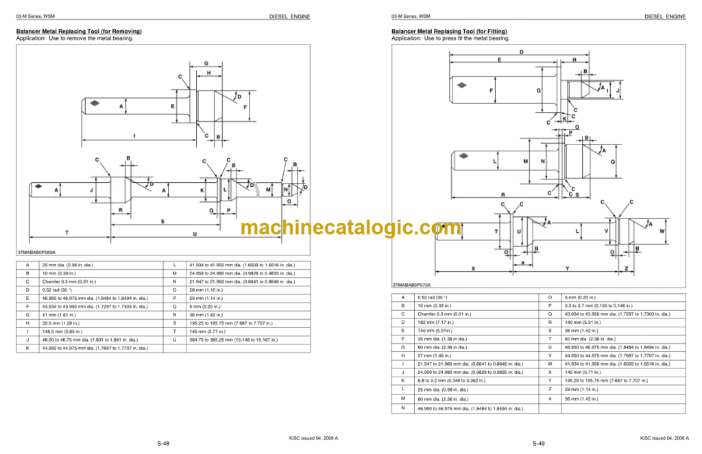 Hitachi 03-M SERIES Engine Manual – Machine Catalogic