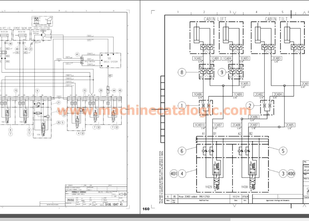 Atlas Copco Boltec LC Diagrams and Drawings (PM No. 8991980700)