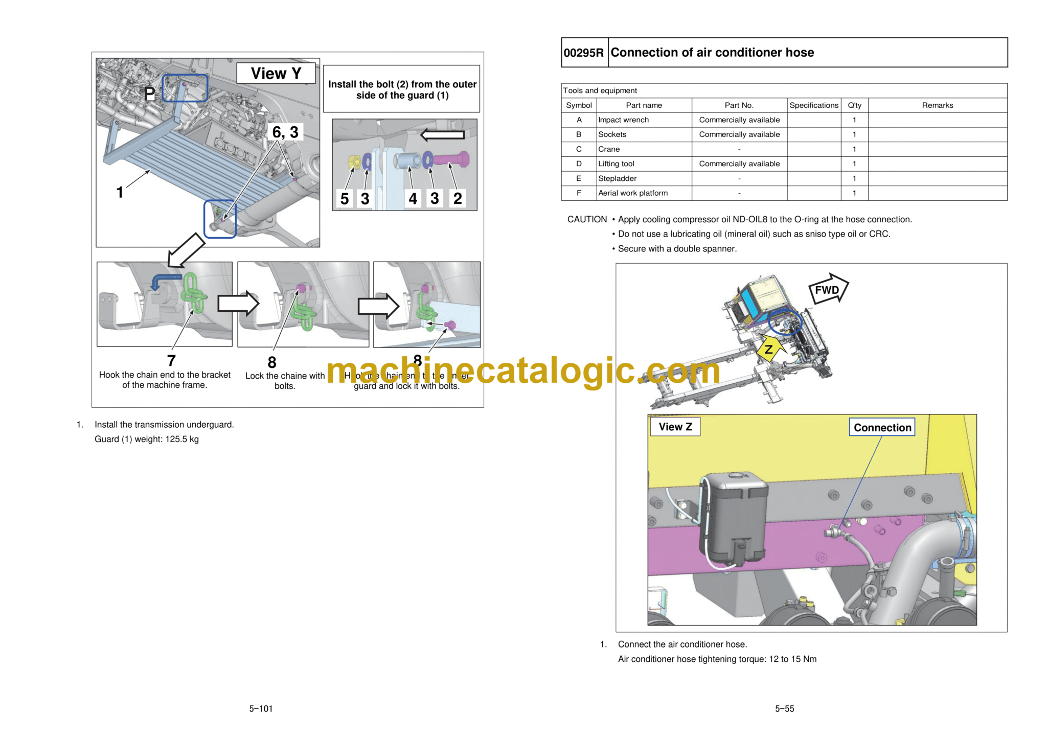 Komatsu HD785-8R Dump Truck Field Assembly Instruction (GEN00213-05 ...