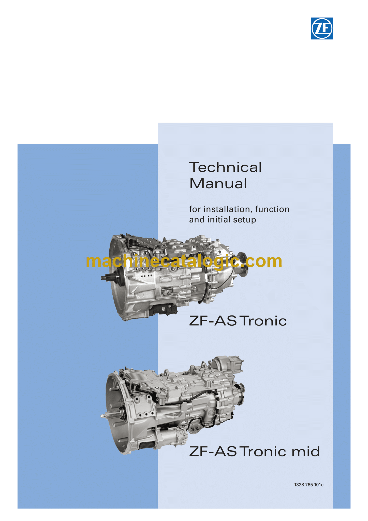 ZF ZF-AS Tronic, ZF-AS Tronic mid Technical Manual – Machine Catalogic