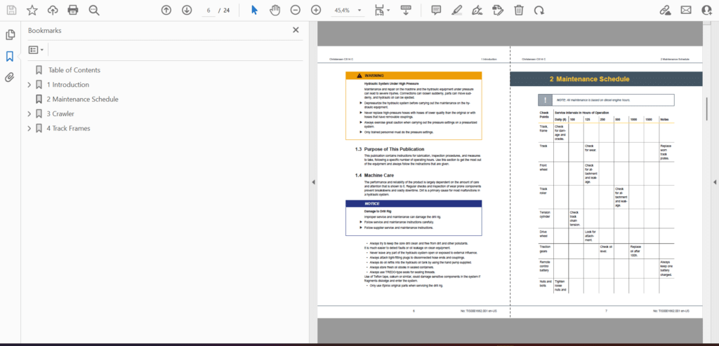Epiroc Christensen CS14 C Operation and Maintenance Manual – Machine ...