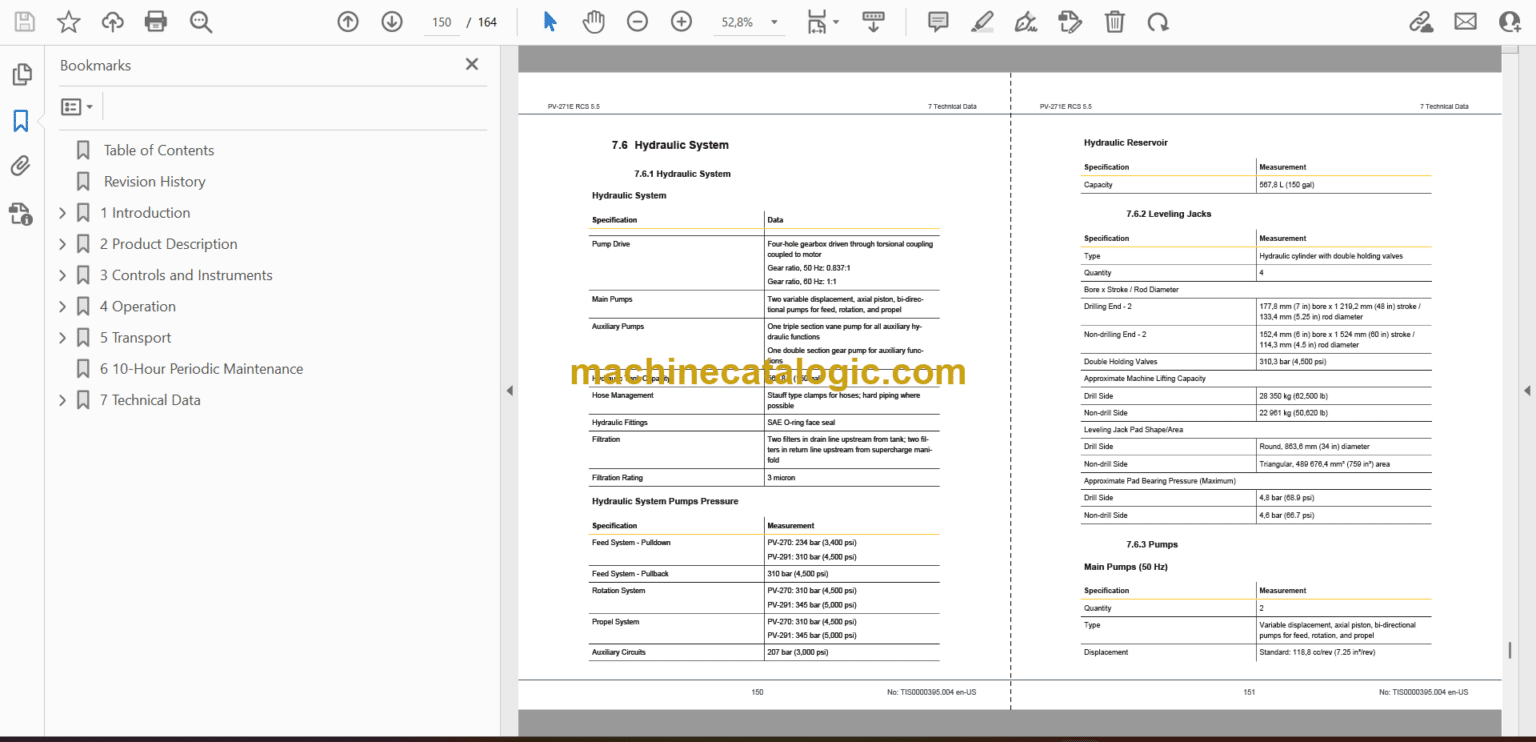 Epiroc Pit Viper PV-271E RCS 5.5 Operation Manual – Machine Catalogic