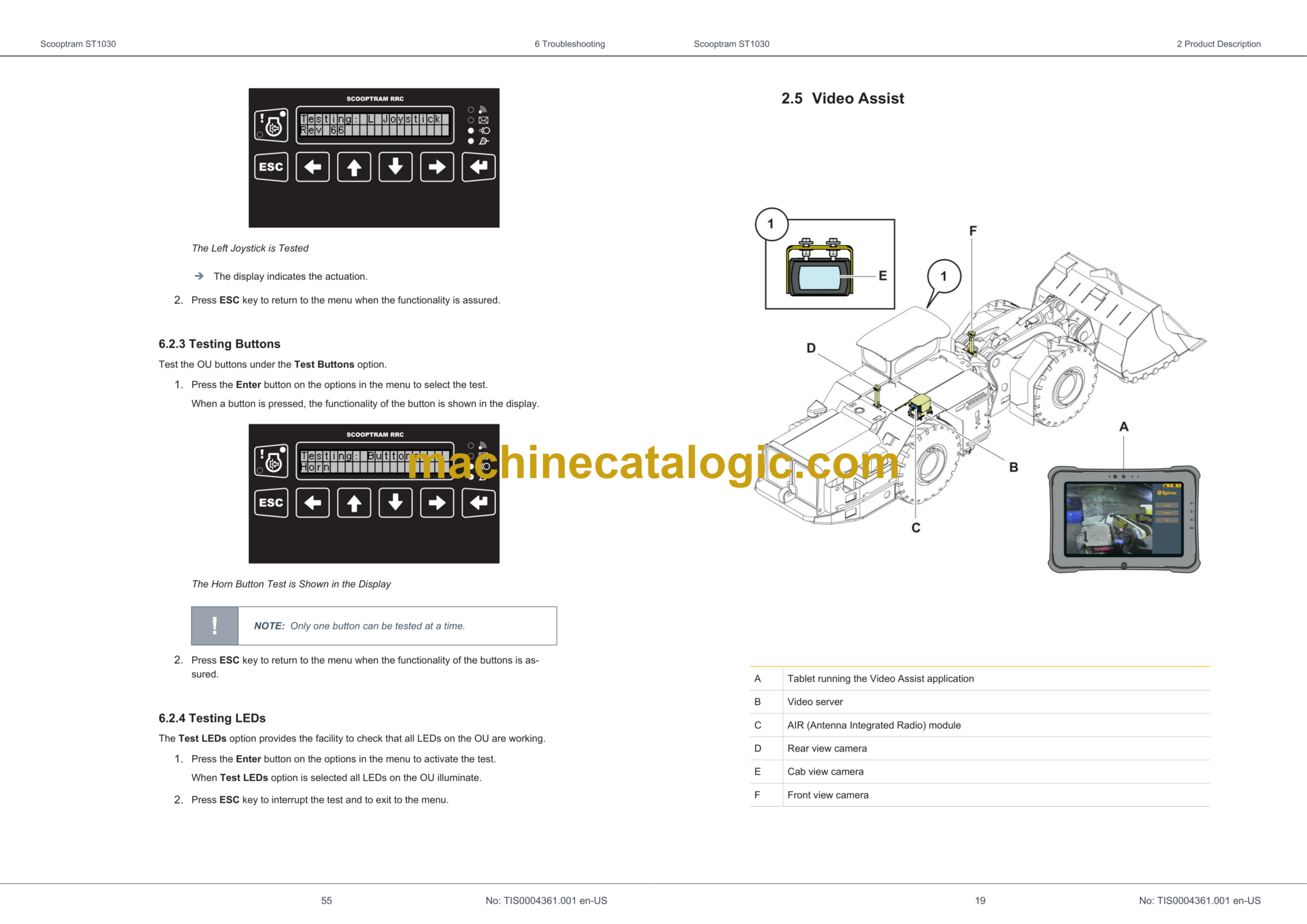 Epiroc Scooptram ST1030 RRC Operation Manual – Machine Catalogic