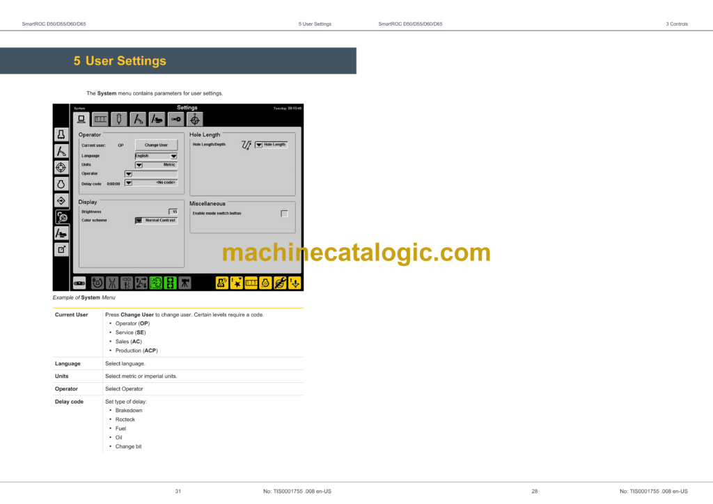 Epiroc SmartROC D50 D55 D60 D65 Stage V MK2 Operation Manual – Machine ...