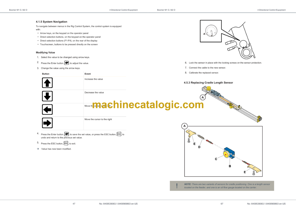 Epiroc Boomer M1 D, M2 D PCS Tier 4 F Operation Manual
