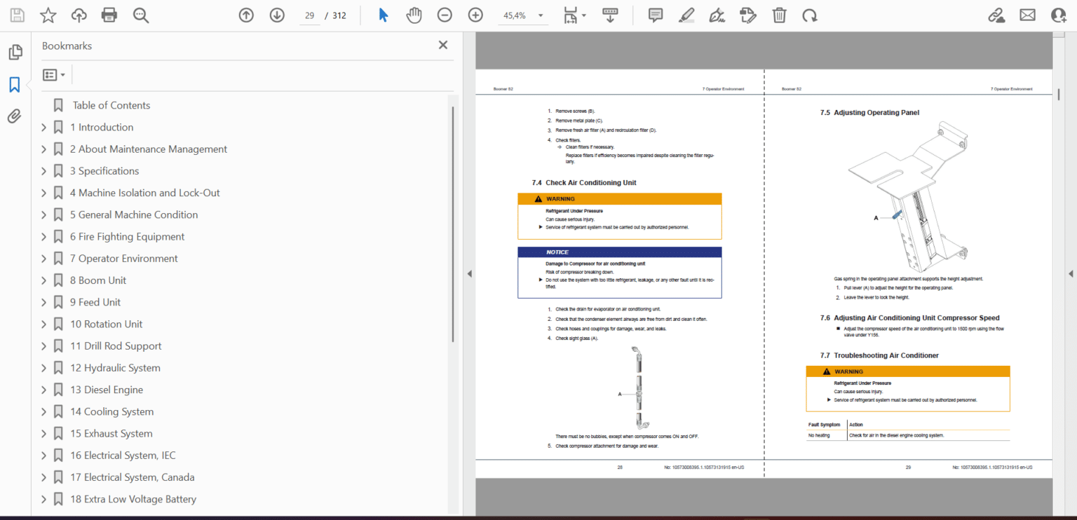 Epiroc Boomer S2 Operation and Maintenance Manual – Machine Catalogic