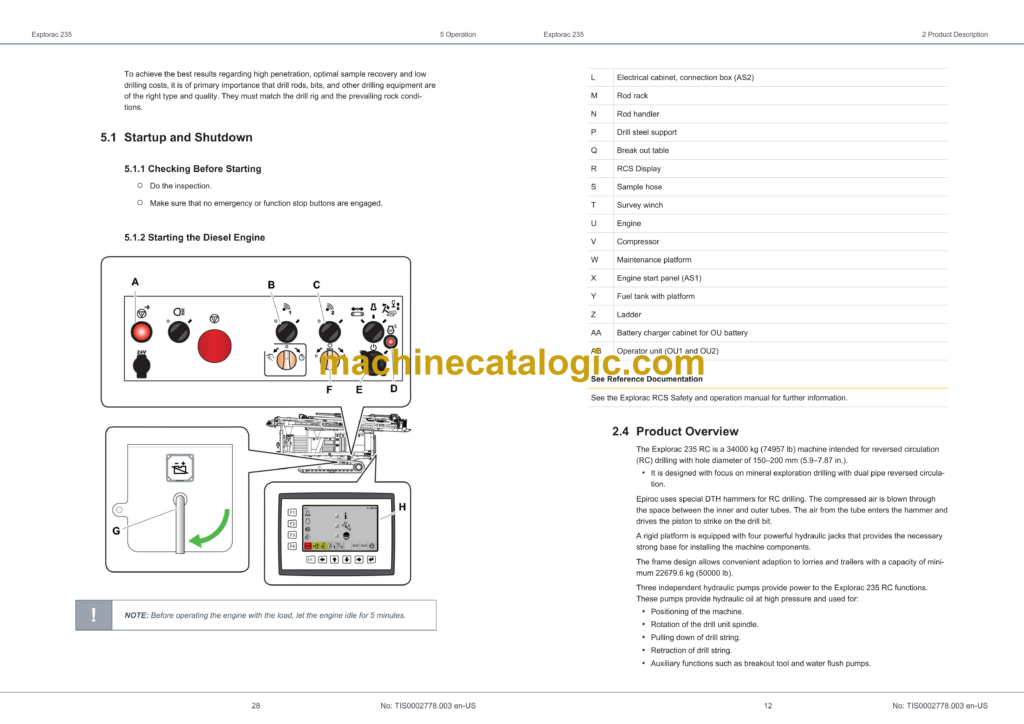 Epiroc Explorac 235 Truck Operation Manual – Machine Catalogic