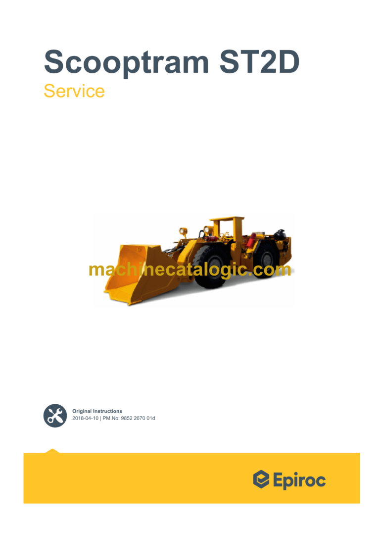 Epiroc Scooptram ST2D Service Manual – Machine Catalogic