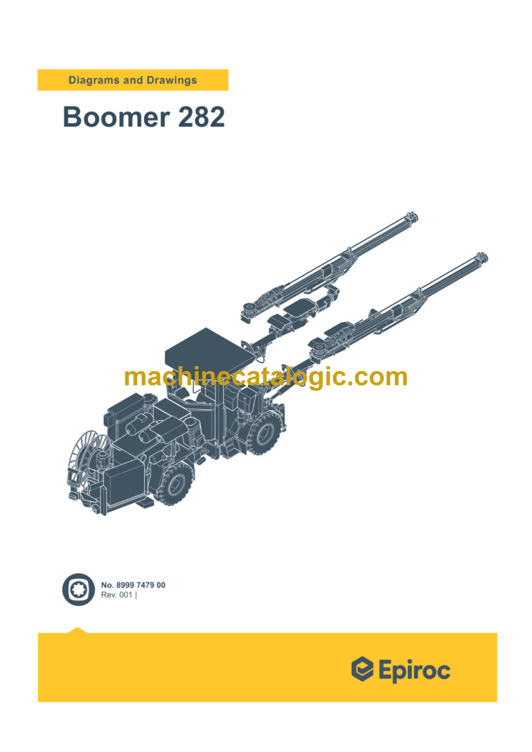 Epiroc Boomer 282 Diagrams and Drawings Manual – Machine Catalogic