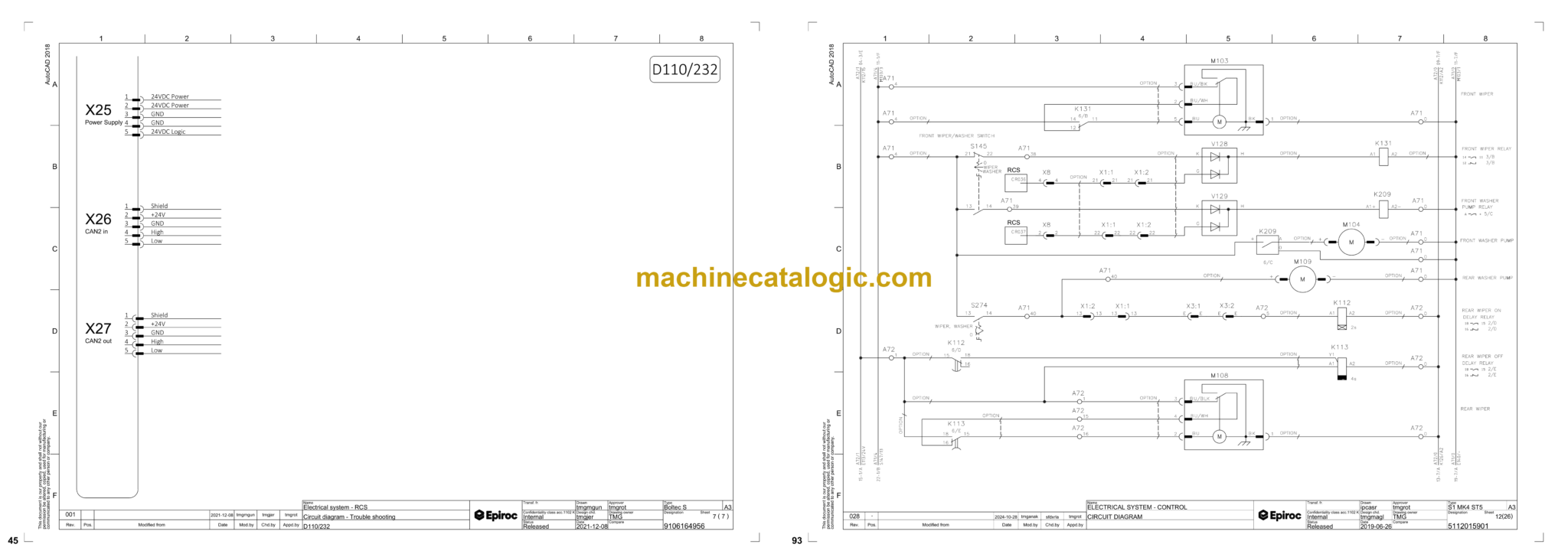 Epiroc Boltec S10 S Diagrams and Drawings Manual – Machine Catalogic