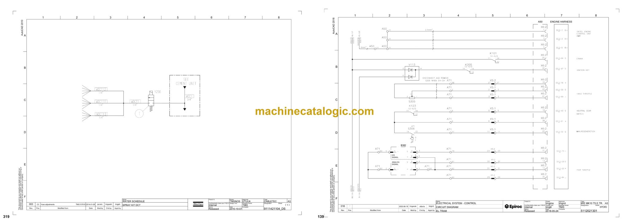 Epiroc Cabletec E Diagrams and Drawings Manual – Machine Catalogic