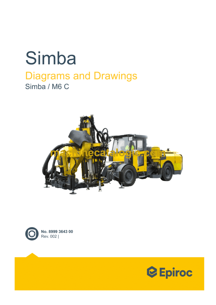 Epiroc Simba M6 C Diagrams and Drawings Manual – Machine Catalogic