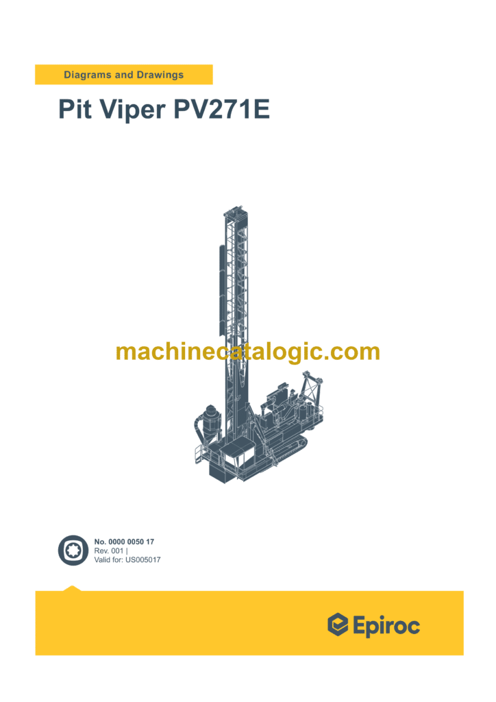 Epiroc Pit Viper PV271E Diagrams and Drawings Manual – Machine Catalogic