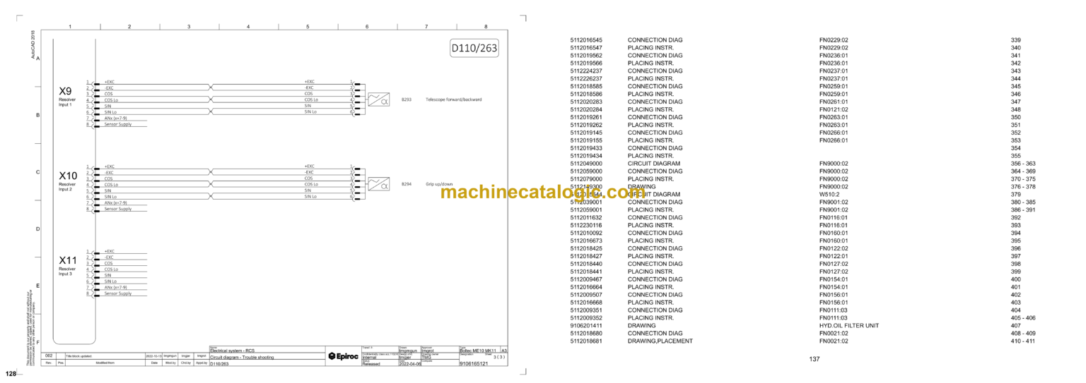 Epiroc Boltec M10 S Diagrams and Drawings Manual – Machine Catalogic