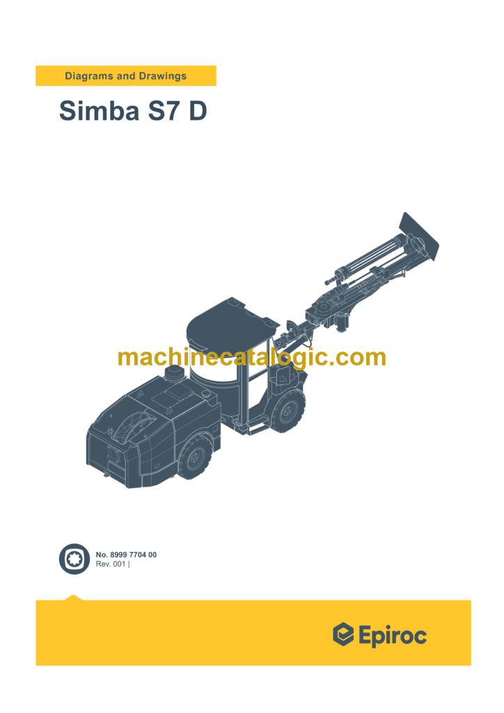 Epiroc Simba S7 D Diagrams and Drawings Manual – Machine Catalogic