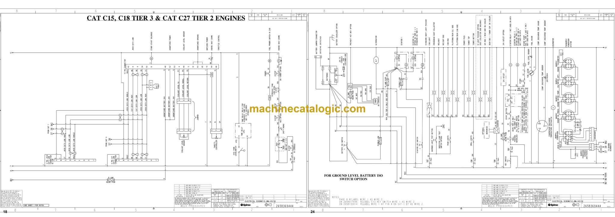 Epiroc Drill Master DML-HP Diagrams and Drawings Manual – Machine Catalogic