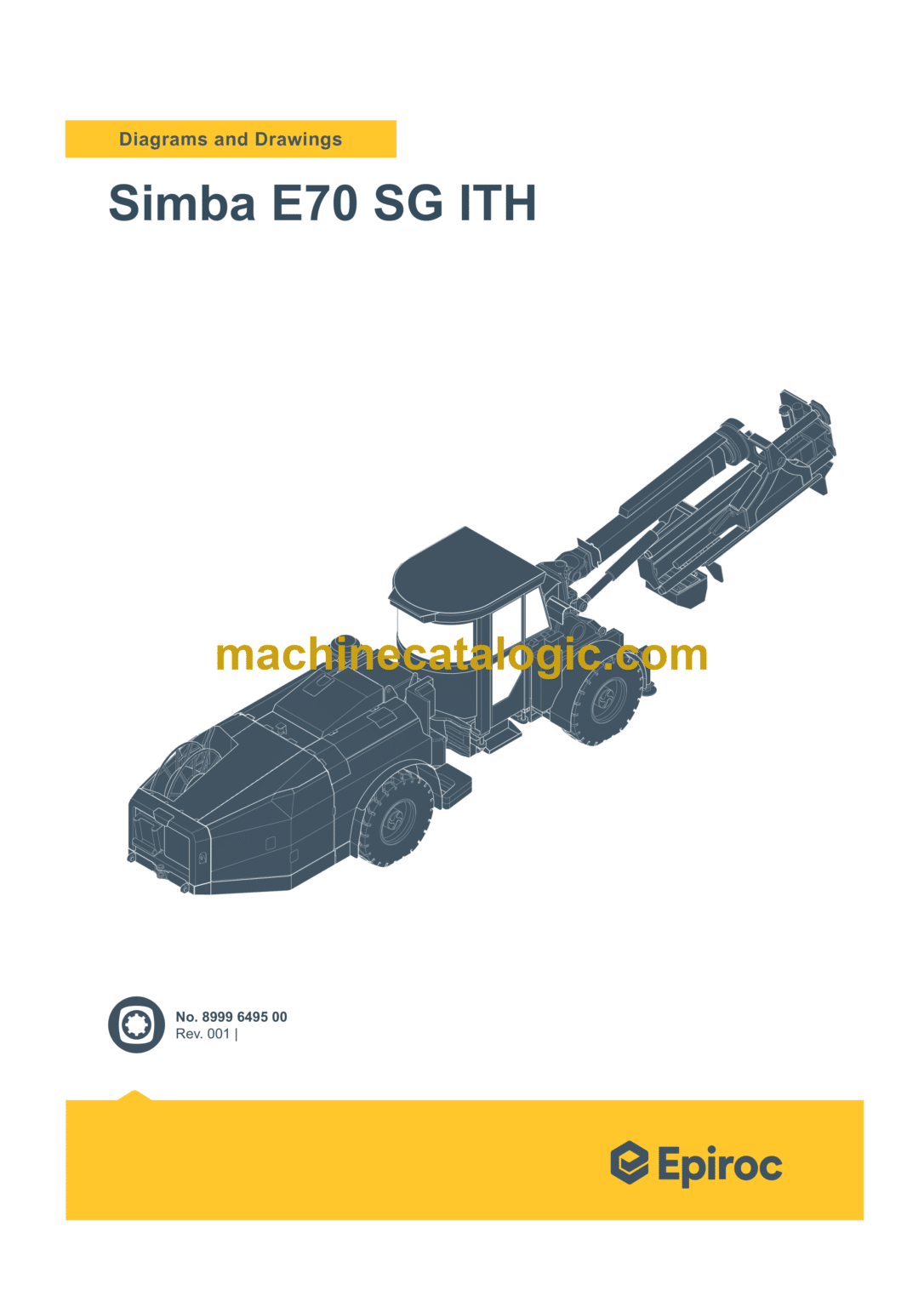 Epiroc Simba E70 SG ITH Diagrams and Drawings Manual – Machine Catalogic
