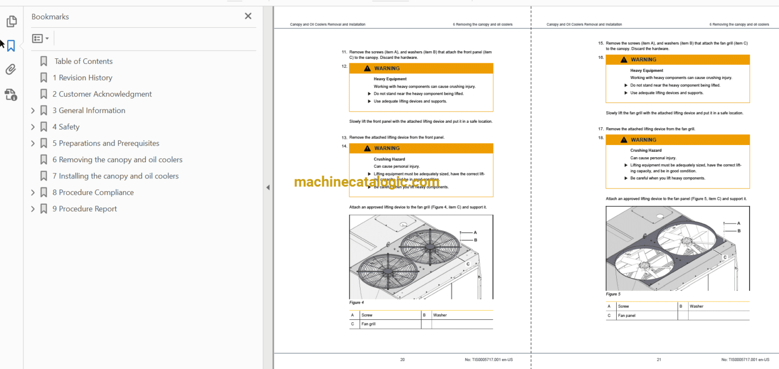 Epiroc Explorac 235 Component Removal and Installation Instructions ...