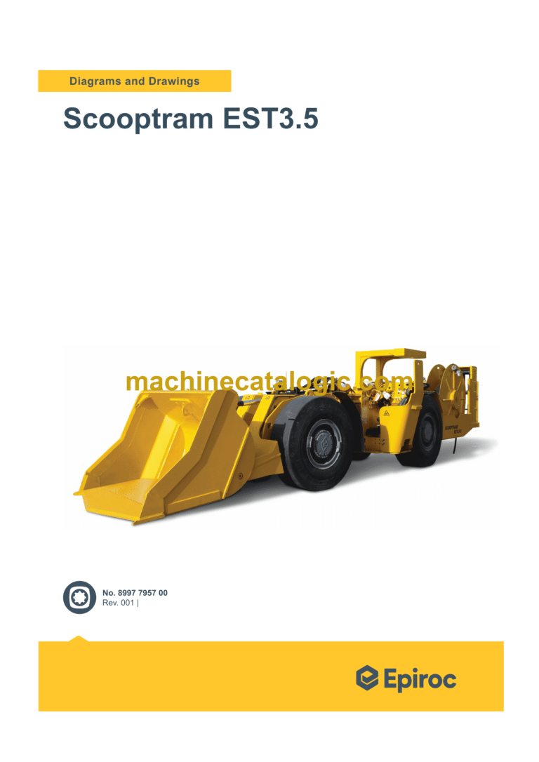 Epiroc Scooptram EST3.5 Diagrams and Drawings Manual – Machine Catalogic