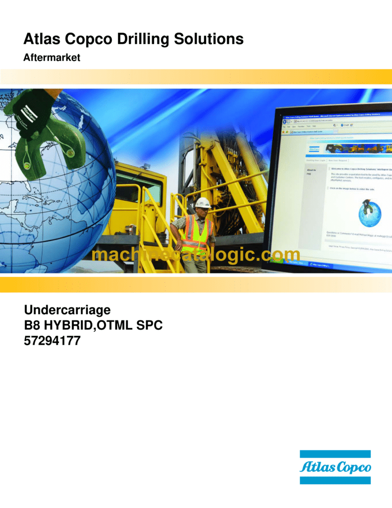 Atlas Copco B8 HYBRID,OTML SPC Undercarriage Parts Catalog – Machine Catalogic