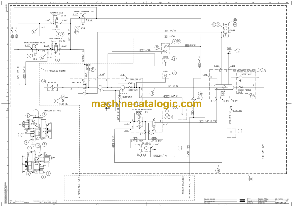 Atlas Copco FlexiROC D50, D65 Diagrams and Drawings Manual – Machine ...
